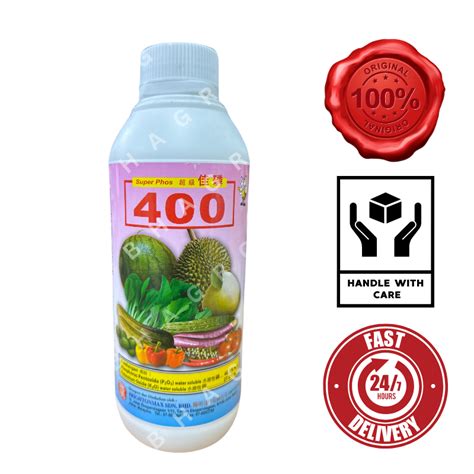 Super Phos 400 1l Phosphorus Pentoxide P205 Water Soluble 405