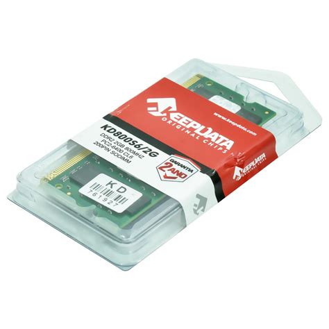 Memória Ram Para Notebook Keepdata Ddr2 2gb 800mhz Kd800s6 2g No Paraguai Visão Vip