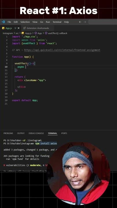 Fetching Data From Api With Axios In React🔥 Youtube