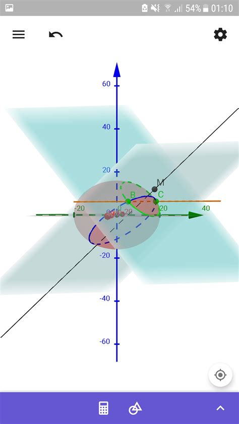 Conic Sections Points Of Tangency From A Point M To An Ellipsoid Plane Intersection