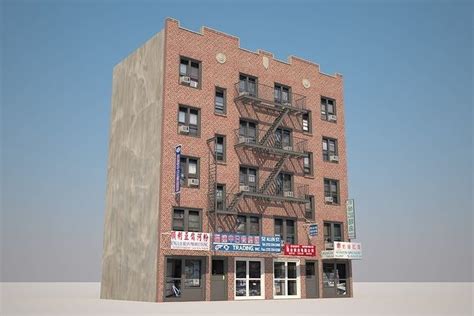 Context Building Nr3 Building Allen St New York 3D Model CGTrader