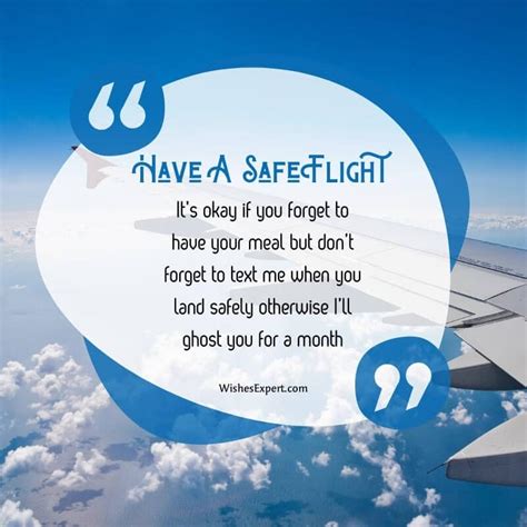 Best Have A Safe Flight Wishes For Upcoming Journey