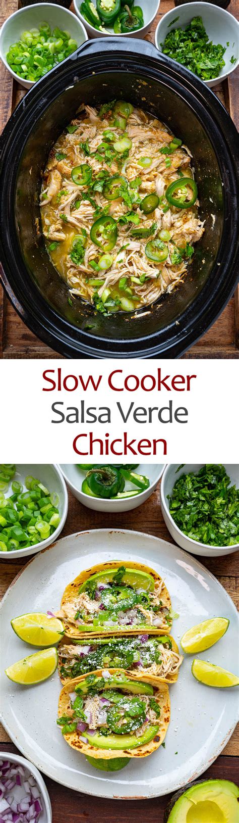 Slow Cooker Salsa Verde Chicken Closet Cooking