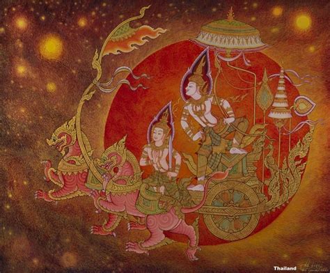 Phra Arthit 🇹🇭 งานศิลปะ ภาพวาดสีน้ำมัน ศิลปะลวดลาย