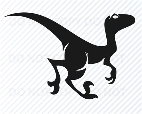 Velociraptor Pumpkin Stencil