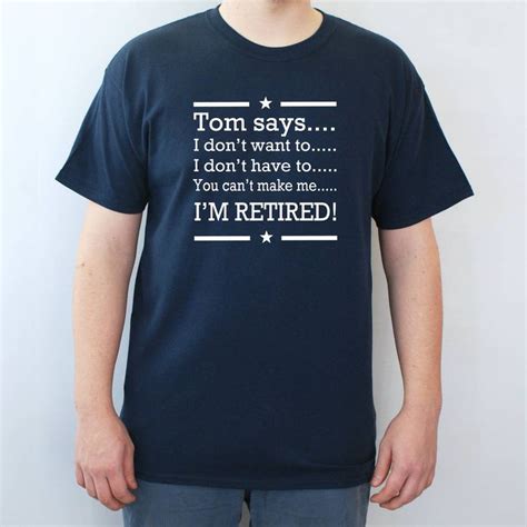 Personalised Retirement Tshirt Retirement Ts Retirement Shirts