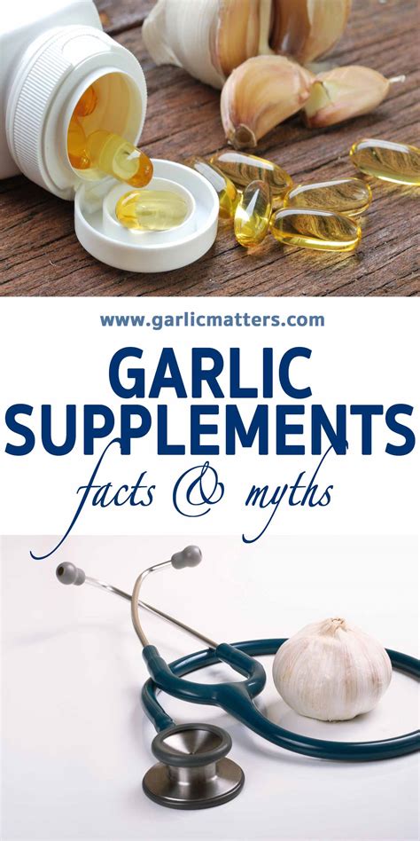 Garlic Supplements Garlic Matters