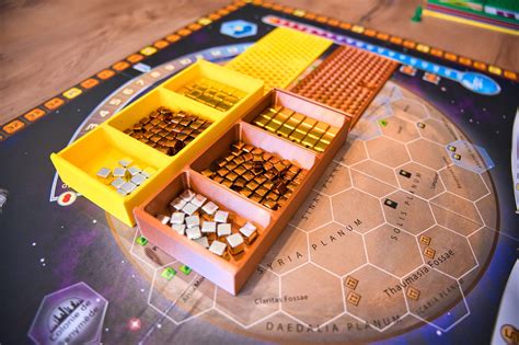 Terraforming Mars Overlays Cubes Box Resources Box Player Tokens