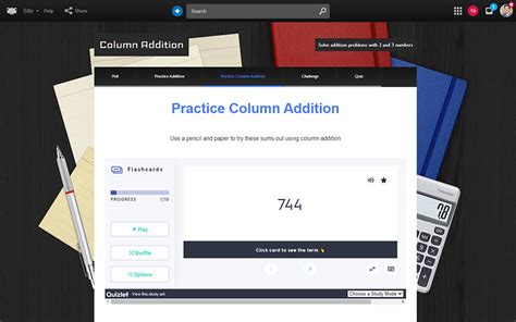 column addition frog schools and education