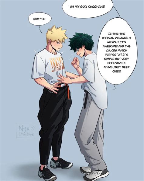 Bakudeku Katsuki Bakugou X Izuku Midoriya Bnha By Nyxdrawhine Ig In