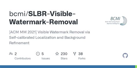 SLBR Visible Watermark Removal Src Models Init Py At Master Bcmi