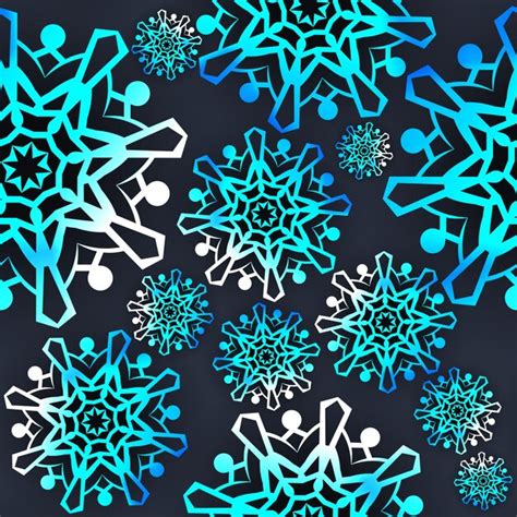 Nahtloses Muster Mit Schneeflocken Schneemuster Mit Schneeflocken