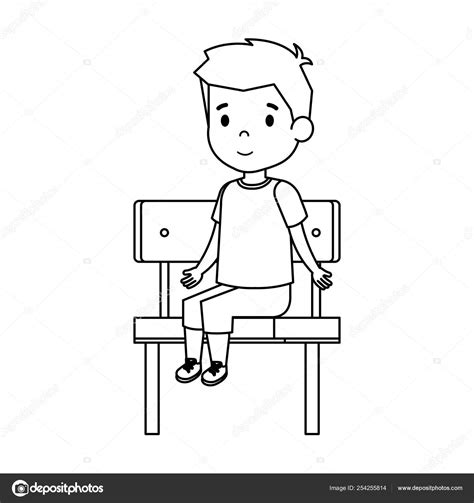 Как нарисовать мальчика сидящего на стуле 88 фото