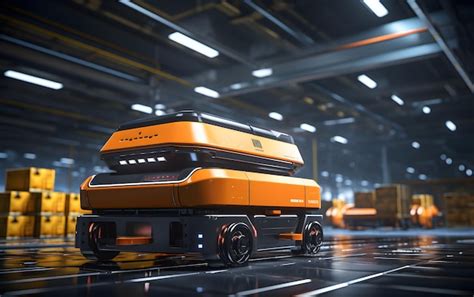 Premium Ai Image Futuristic Autonomus Robot