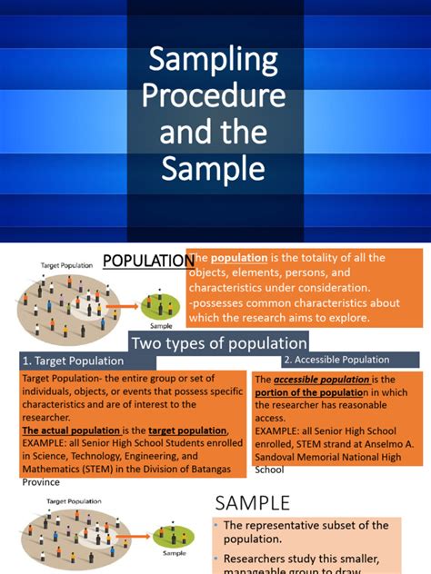 Sampling Procedure And The Sample2 Pdf Sampling Statistics Statistics