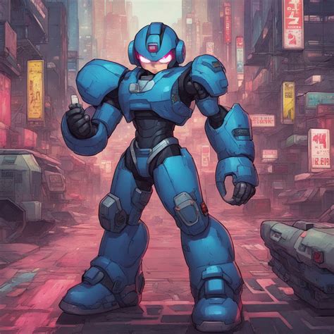 Megaman Cyberpunk By Gekkou25 On Deviantart