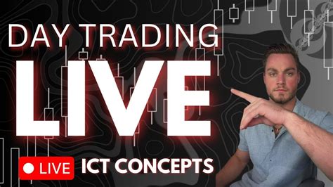 🟥live Day Trading Ict Concepts Nq Es Youtube