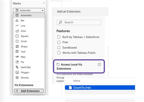 Tableau Countto Extension Antichaos