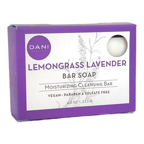 4oz Bar Soap Lemongrass Lavender Dani Naturals
