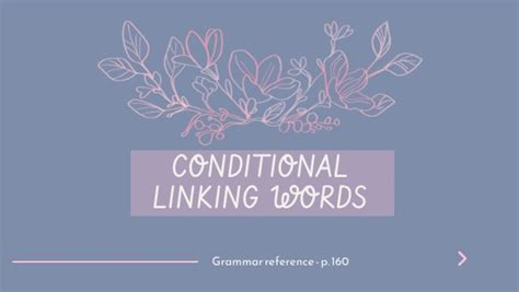 Conditional Linking Wordsenglishiv