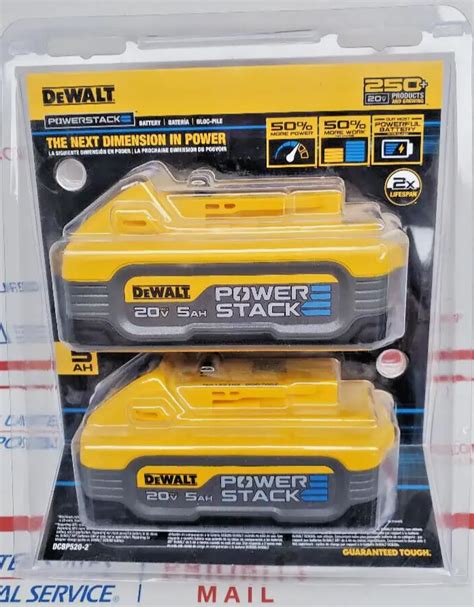 V MAX DEWALT POWERSTACK Ah Battery OFF