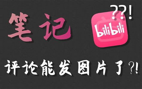 B站评论区居然能发图片了 笔记的真正用法 哔哩哔哩