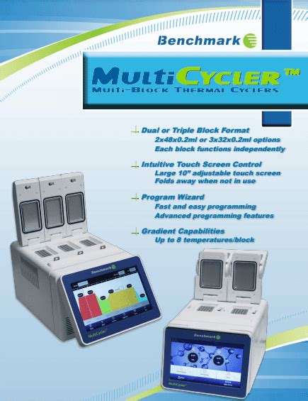 Multicycler™ Multi Block Gradient Thermal Cyclers Brochure Dai Scientific