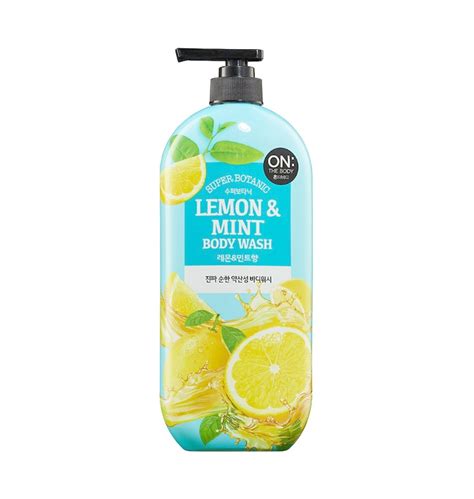 온더바디 수퍼보타닉 바디워시 900ml 레몬 민트향 1개 티몬