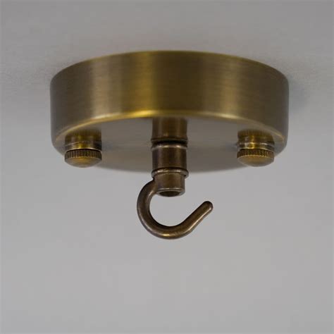 Ceiling Rose With Hook Antique Brass