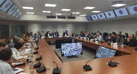 Ευρεία σύσκεψη στο Υπουργείο Κλιματικής Κρίσης και Πολιτικής Προστασίας