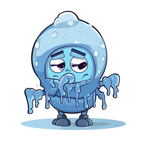 귀여운 만화 얼음 괴물 벡터 추운 클립 아트 만화 Png 일러스트 및 벡터 에 대한 무료 다운로드 Pngtree