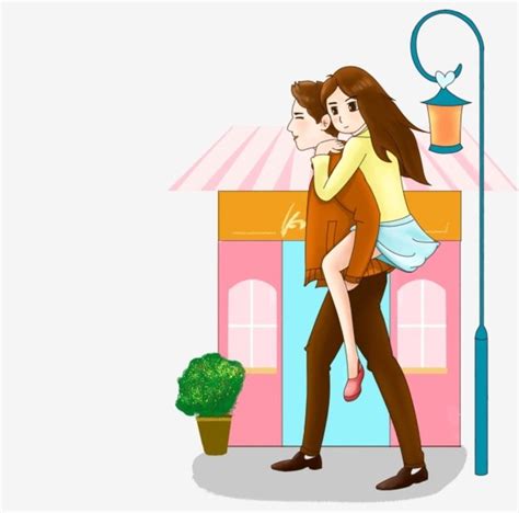 Qixi Festival Pareja Amor Diario Ilustración De Personaje De Dibujos