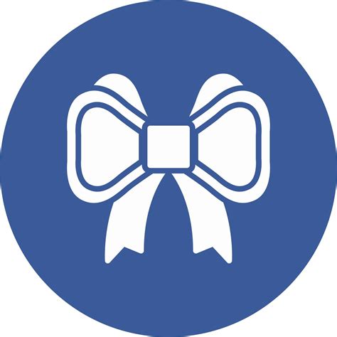Bow Vector Icon 16309061 Vector Art At Vecteezy