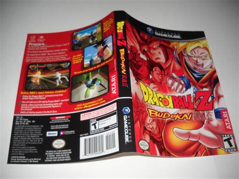 Cover Art Case Insert For Dragonball Z Budokai Gamecube