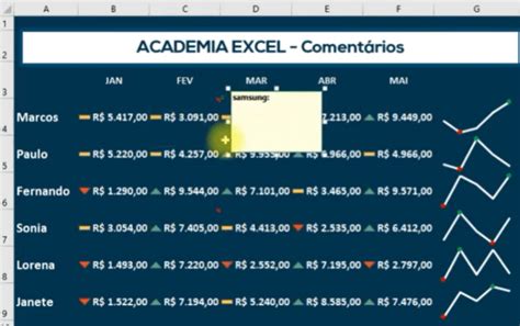 Como Inserir Comentários No Excel No Modo Expert Academia Excel
