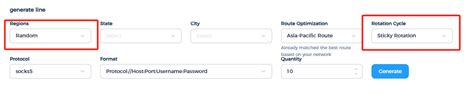 Roating Proxy Random Regions Guidelines IPFoxy Help Center Proxy Setup