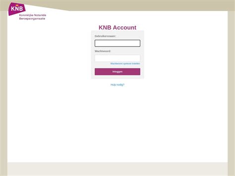 Inloggen Bij Knb Inloggen Bij