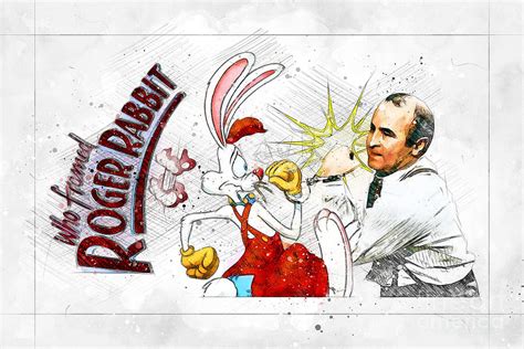 Mo4319 Who Framed Roger Rabbit Horizontal Movie Poster Digital Art By