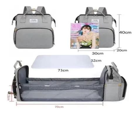 Mochila Bolsa De Pa Ales Cuna Port Til Pa Alera Gris Meses Sin Intereses