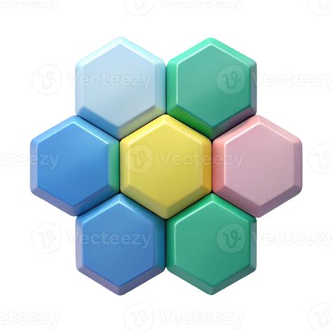 Splendid Peaceful Mid Century Hexagonal Infographic With Six Segments Flat Color Symmetrical