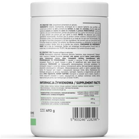 OstroVit Creatine 1100 mg Supreme Capsules 400 капсул купить недорого