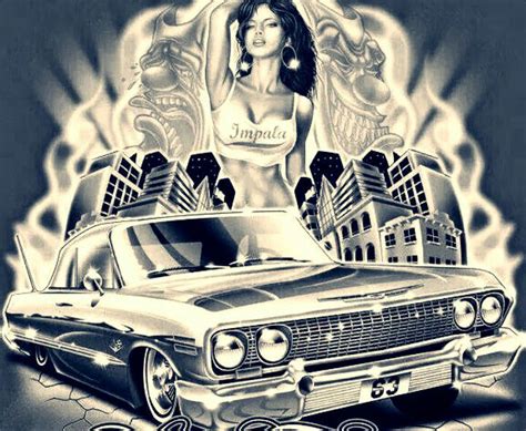 Chicano Lowrider Tattoo Printable Calendars At A Glance