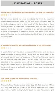 Star Rating In PHP With AJAX And JQuery