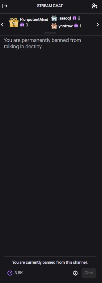 Getting Banned From Chat Means You Can T Even Read It Anymore