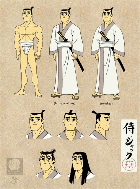 Samurai Jack Character Design