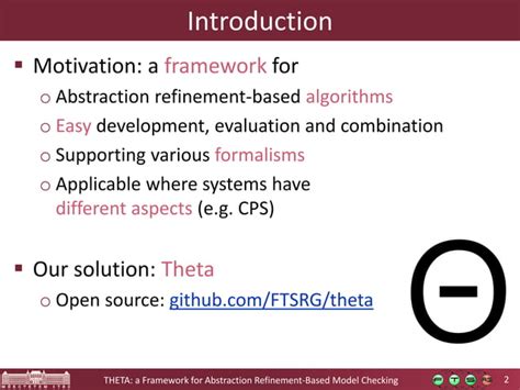 Theta A Framework For Abstraction Refinement Based Model Checking Ppt