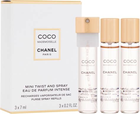 Chanel Coco Mademoiselle Mini Twist And Spray Intense 3x7ml Eau De