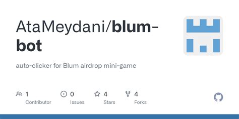 GitHub AtaMeydani Blum Auto Clicker For Blum Airdrop Mini Game