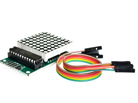 MAX7219 Red LED Dot Matrix Display Module Microchip Lk