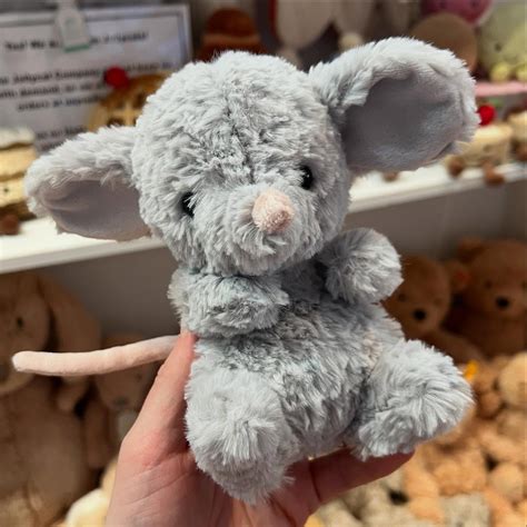 Jellycat Nibbles Mouse 5 91in Soft Plush Toy